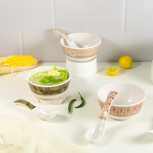 Ethnic Series Melamine Soup Set – Tibros